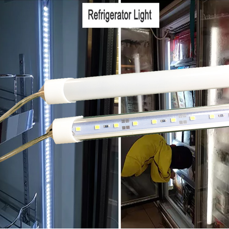 220v led refrigerator tubes light for ice cream display chest freezer