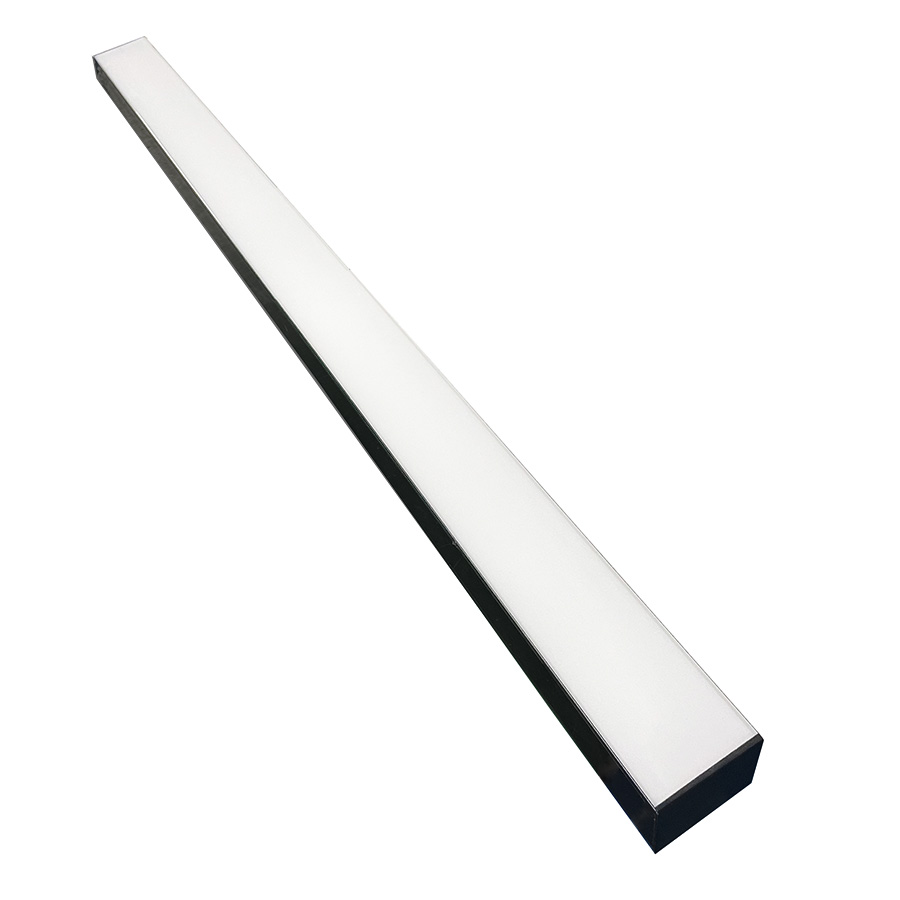 commercial suspended led linear profile pendant strip light for office