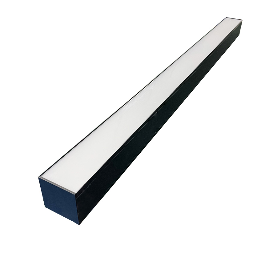 commercial suspended led linear profile pendant strip light for office