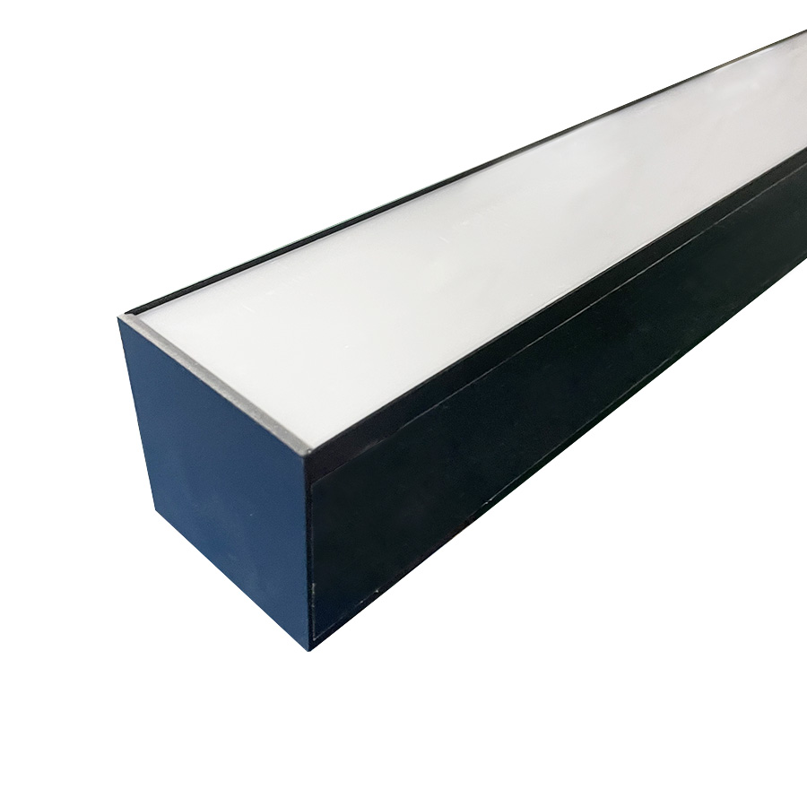 commercial suspended led linear profile pendant strip light for office